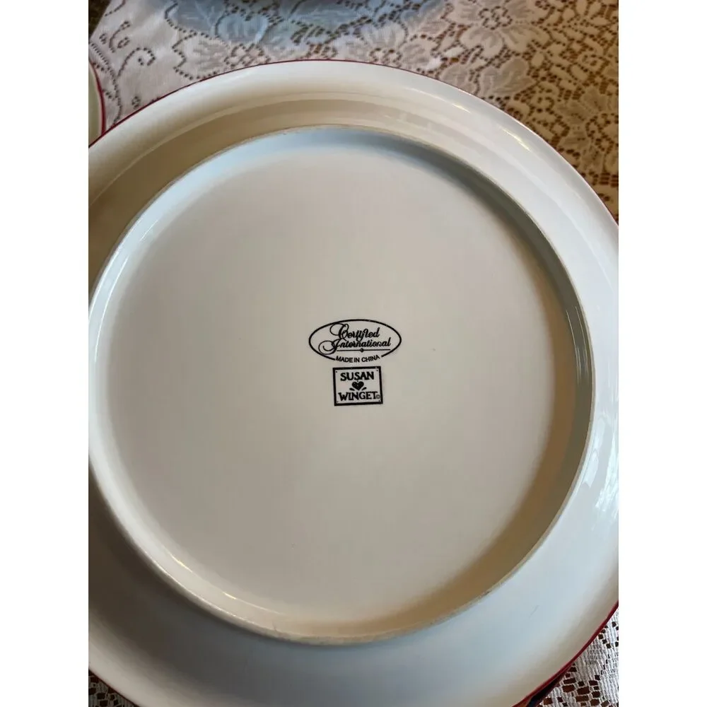 Certified International | Kitchen | Susan Winget 8s Rooster Dinner ...
